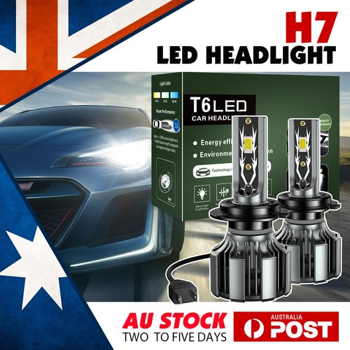 HEADLIGHT H7 LED - Bulbs Globes - High-performance Kit Lamp - Long ...