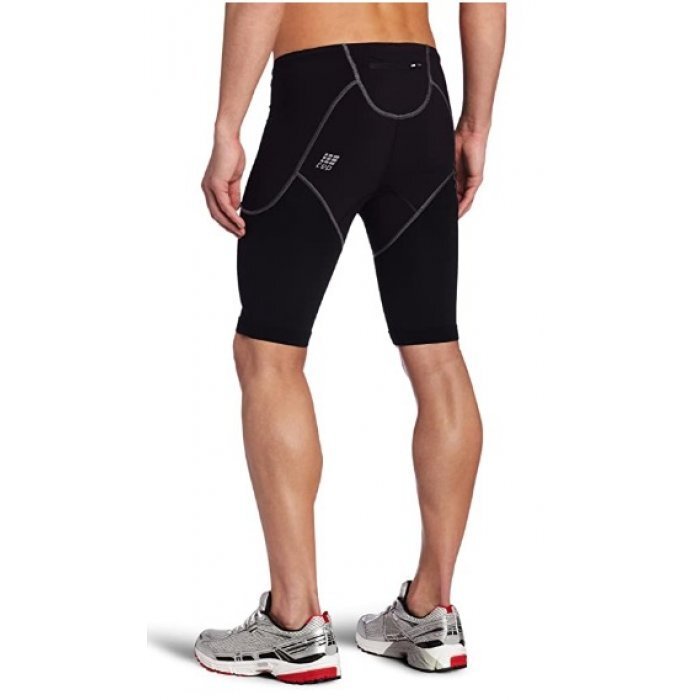 CEP Dynamic Run Shorts Zip Pocket Medi Compression Men's Black Pick ...