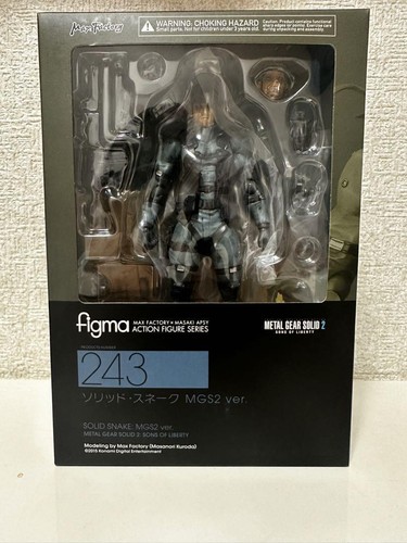 figma Solid Snake MGS2 Ver. Action Figure #243 METAL GEAR SOLID2 SONS ...