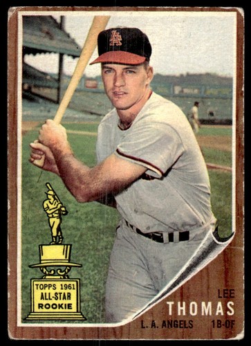 1962 Topps Lee Thomas ,./ Los Angeles Angels #154 | eBay
