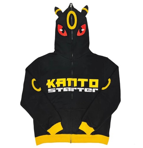 Pokemon Kanto Starter Hoodie Size L SOLD OUT Nachtara Umbreon BAPE | eBay