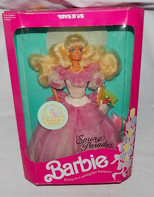Barbie Doll Spring Parade Toys R Us Limited Edition 1991 Mattel #7008 ...
