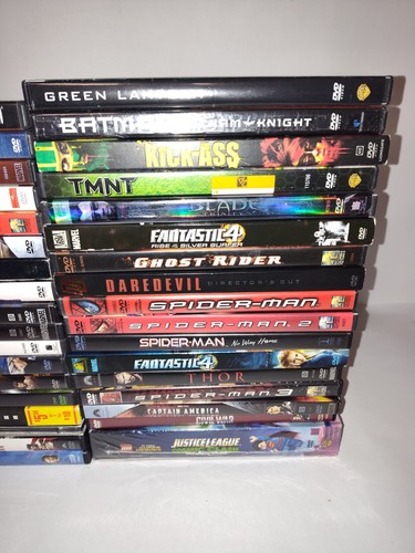 Lot of 35 SUPERHERO Movies Collection Set U12 Marvel / DC Comics More ...