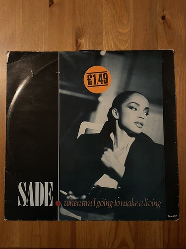 Sade When Am I Going To Make A Living 12" Vinyl Record VG+ / EX TA4437 ...