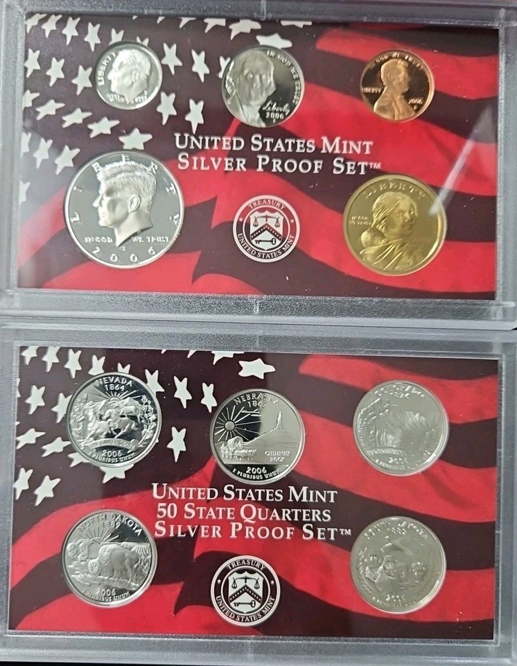 2006 Silver Proof Set, 90% Silver, Starting Under Melt Value | eBay