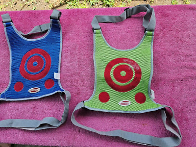 Diggin Dodge Tag 2-Players Replacement Sticky Tag Vest Green And Blue ...