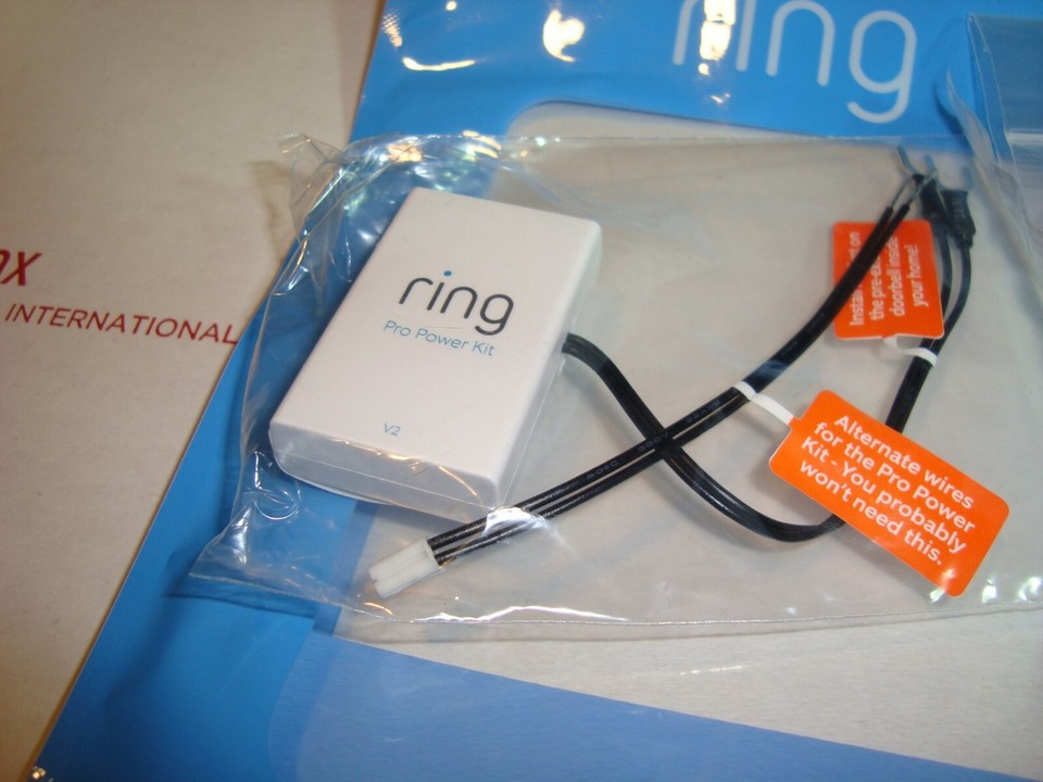 Ring Doorbell Pro Wi-Fi Power Kit V2 - Read Description Parts Only Door ...