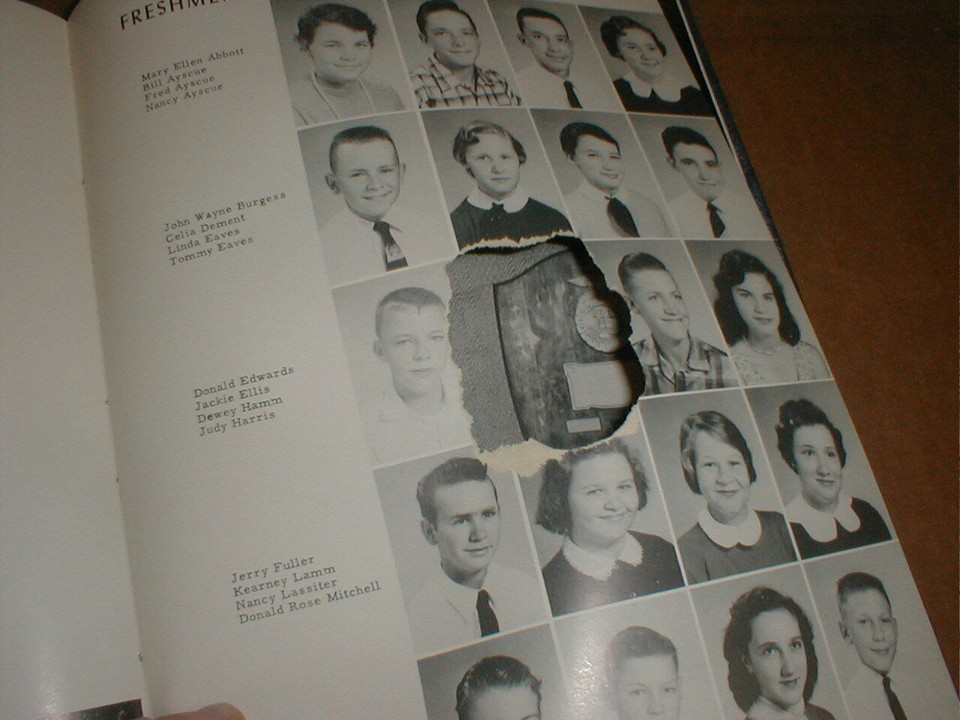 vtg old 1957 Epsom High School yearbook Henderson Vance County North ...