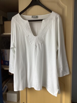 Wallis ladies top with embroidery size 18 vgc | eBay UK