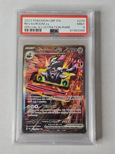 ONE PSA 9 MINT Pokemon Obsidian Flames Revaroom EX 224/197 SAR | eBay