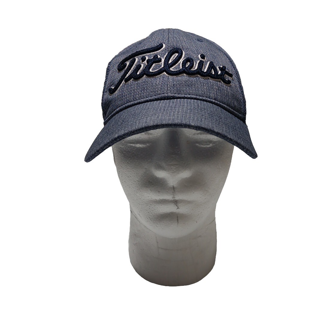 Titleist Hat/Cap Men's Blue Spell Out Embroidered Back Patch Adjustable ...