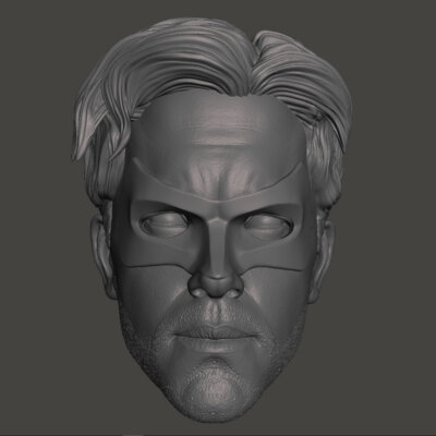 Hal Jordan Green Lantern v3 custom print head for 4" 6" 7" 12" DC ...