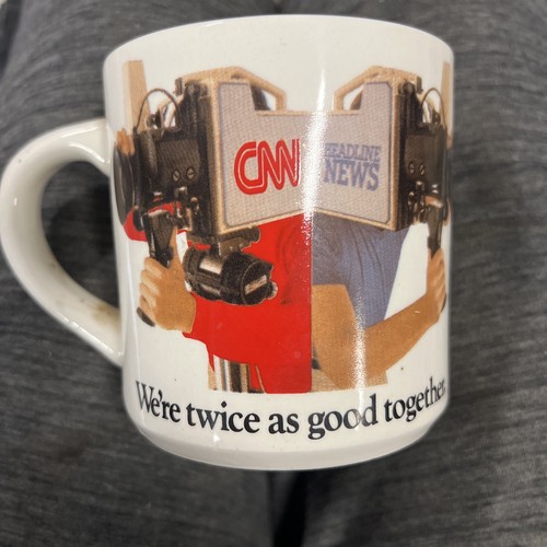 Vintage CNN & Headline News Coffee Mug Cup Gus | eBay