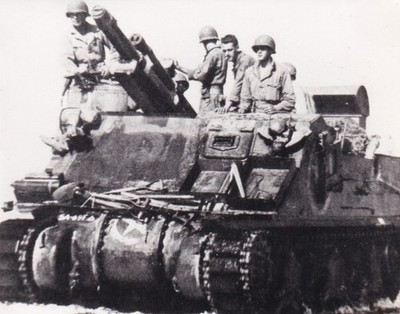 Wartime WWII Photo US Army M7 PRIEST SP 105mm HOWITZER ARTILLERY TANK ...