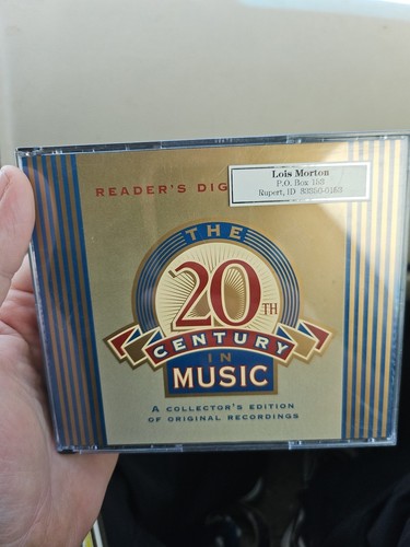 Reader's Digest The 20TH Century In Music Collector's Edition 4-DISC CD ...