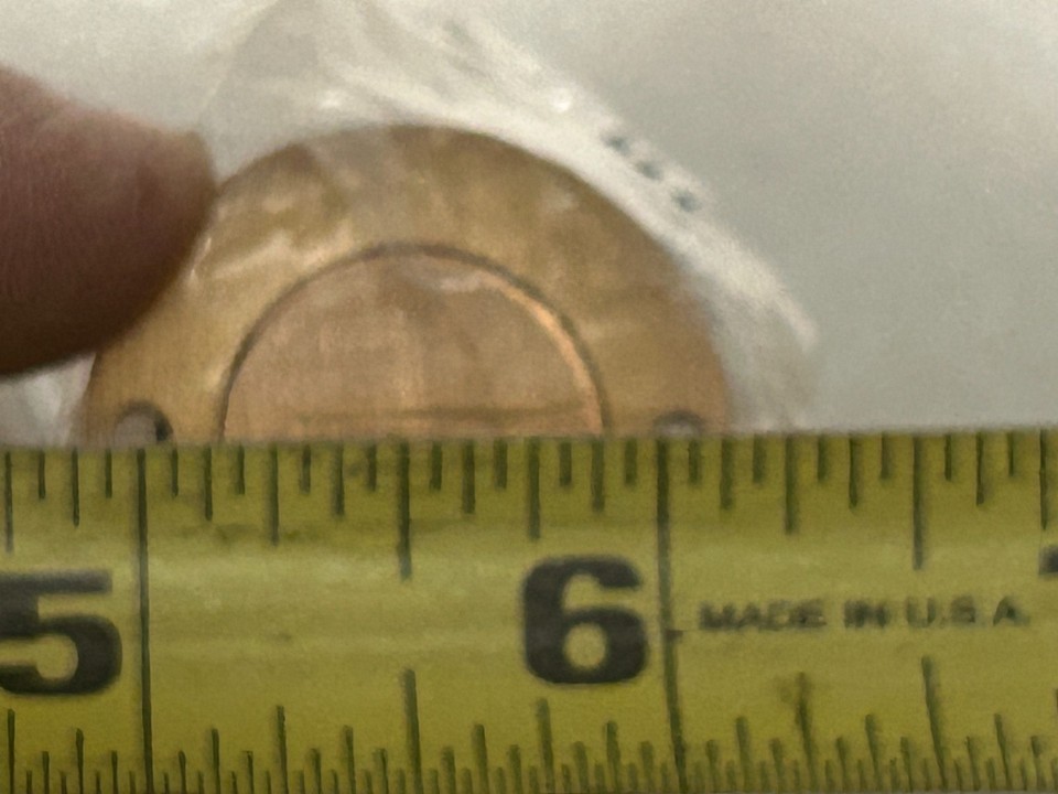 Door Floor-mounted Flush Bolt Strike 23/32 " Dia Brass Dust Proof NEW ...