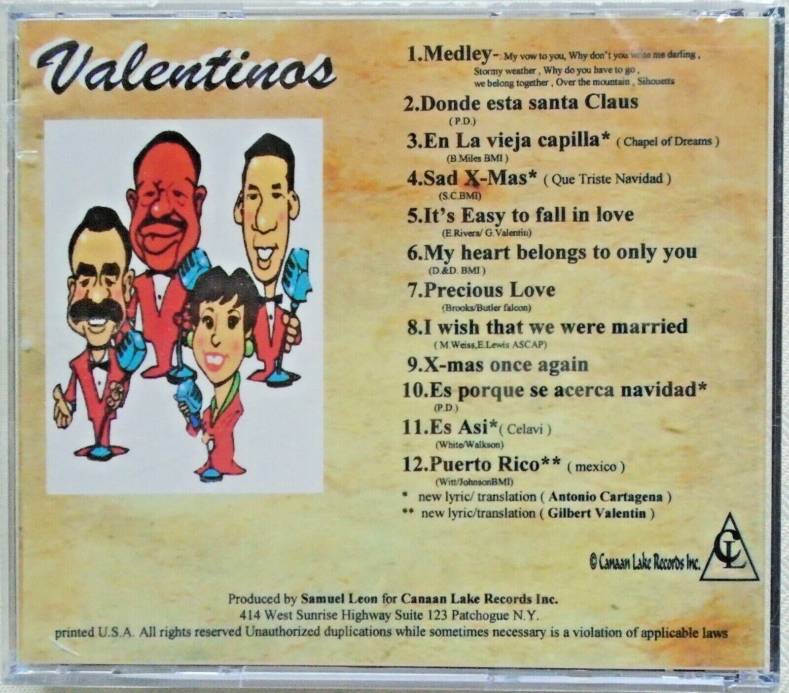 The VALENTINOS - CD - BRAND NEW | eBay UK