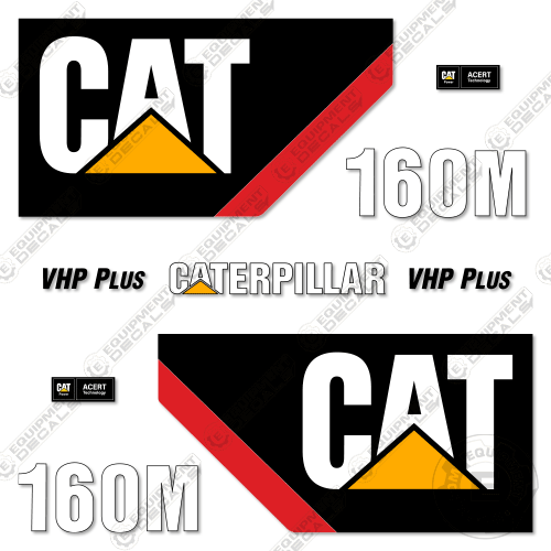 Fits Caterpillar 160M Decal Kit Scraper Motor Grader - 7 YEAR OUTDOOR ...