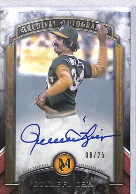 2022 Topps Museum Collection Archival #AA-RF Rollie Fingers NM-MT Auto ...