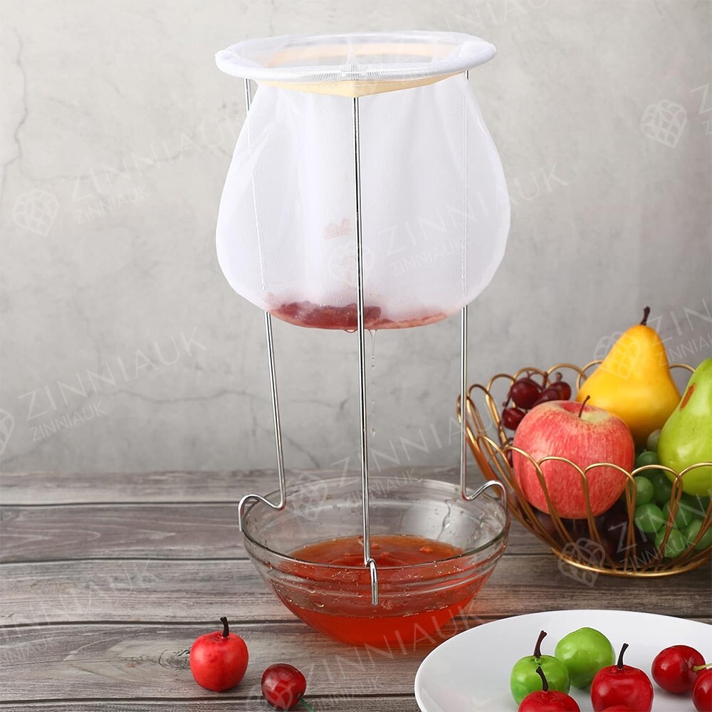 Tala Jam Strainer Stainless Steel Jam Straining Kit Chrome Stand for ...