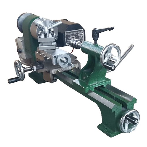 Small instrument lathe/metal working lathe/cast iron integrated 3/4 ...