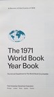 1971 The World Book: Year Book, (Hardcover) take a look back at events ...