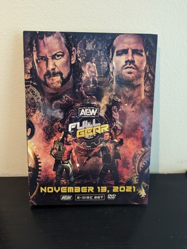 AEW Full Gear 2021 DVD 2-Disc Set Kenny Omega Hangman WWe Moxley Cm ...