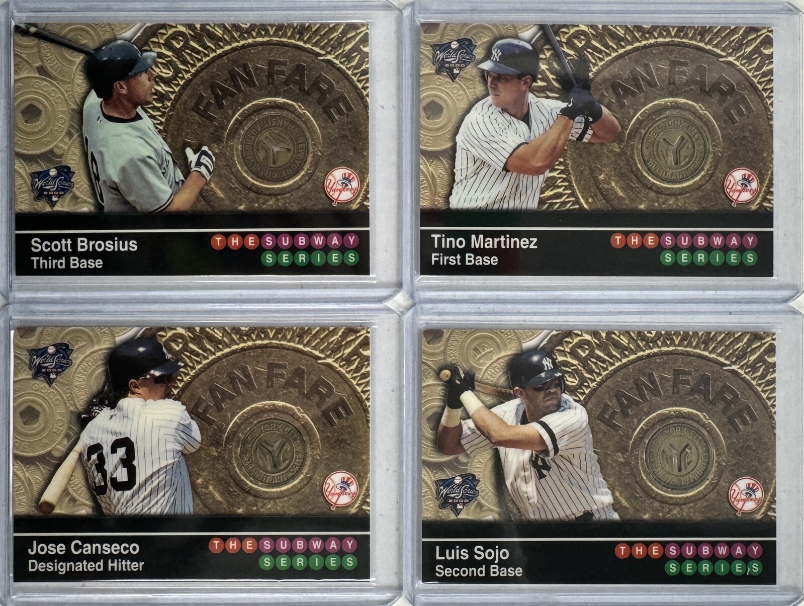 2000 Topps Subway Series Complete Tokens Set 36 Mets Yankees Jeter Rivera Piazza | eBay