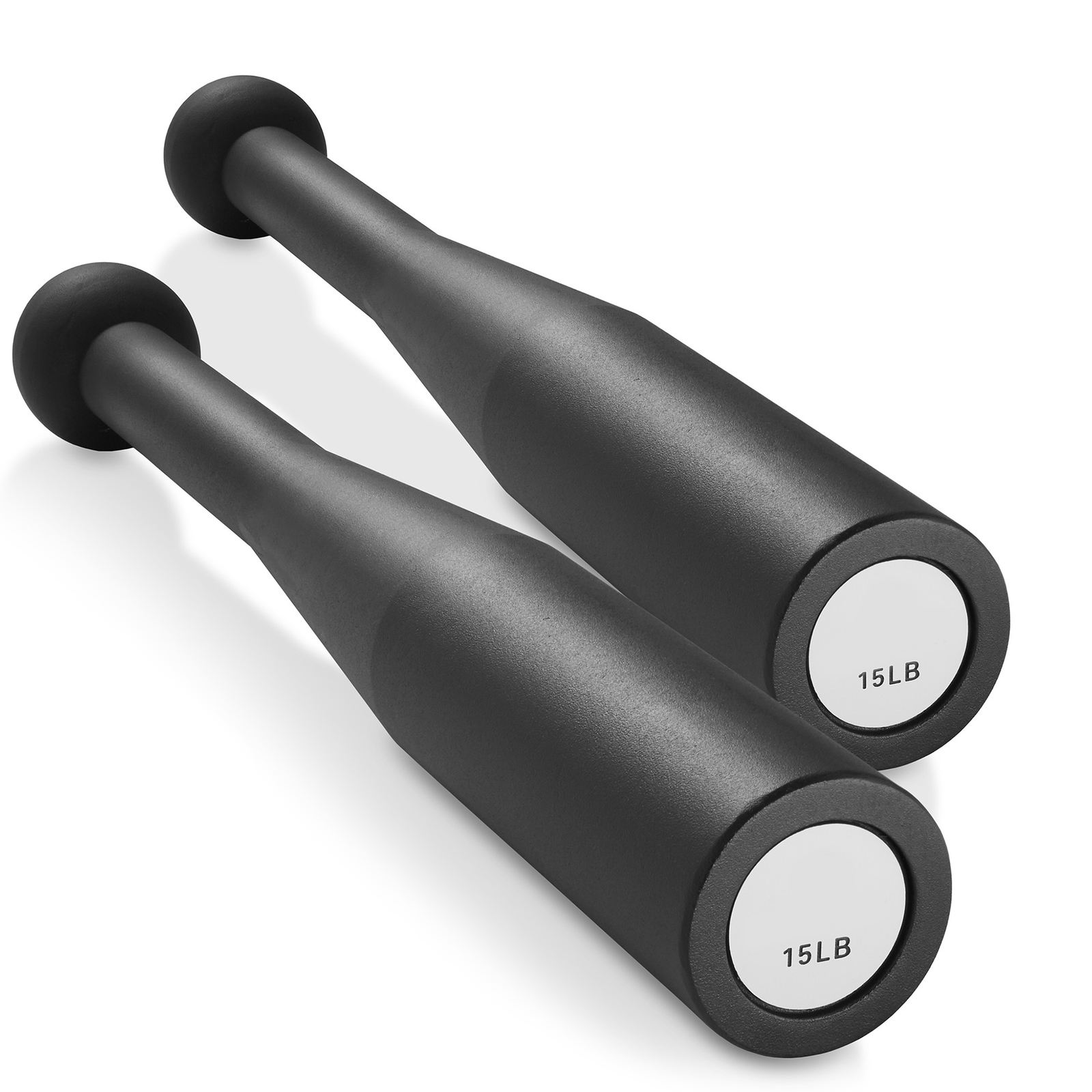 15 LB Indian Clubs Pair - Weighted Exercise Club Bells, 30 LB Total | eBay