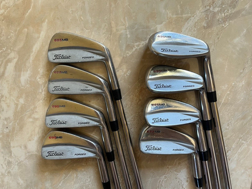 Titleist 695 MB Iron Set 3-9 and Sand wedge Dynamic Gold S300 (Stiff ...