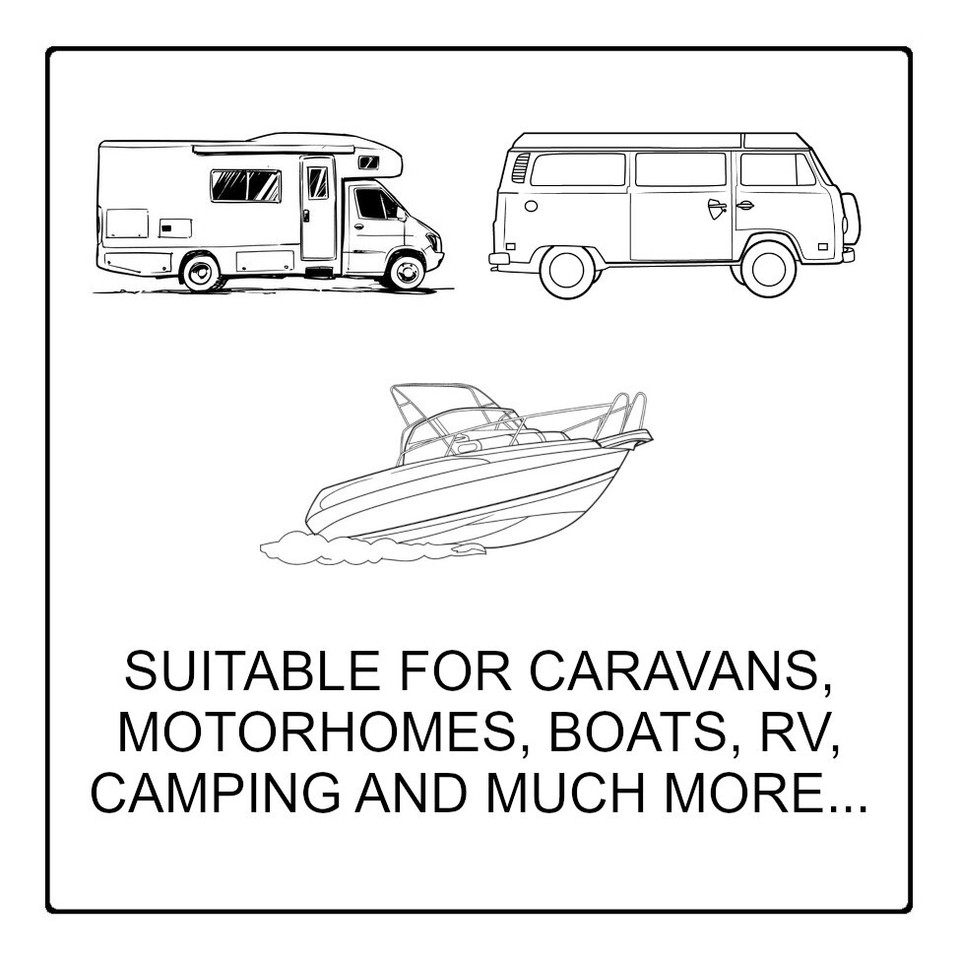 12V Leisure and Marine Battery, Yuasa L26-80, 80Ah 560CCA for Camper ...