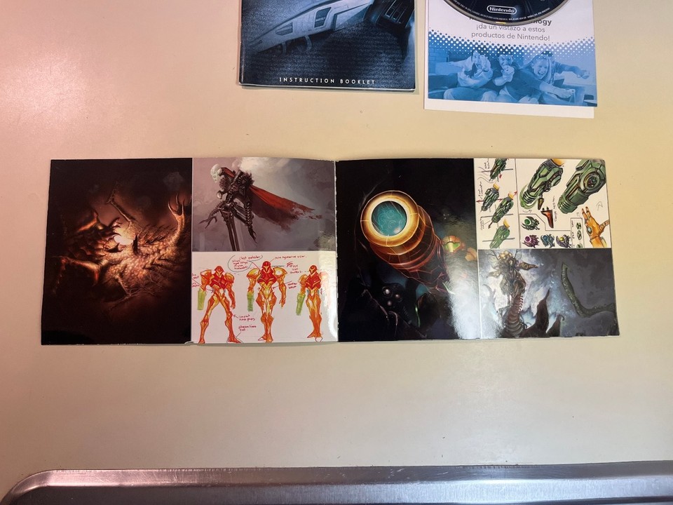 Metroid Prime Trilogy Collector's Edition Wii Video Game Steelbook Art ...