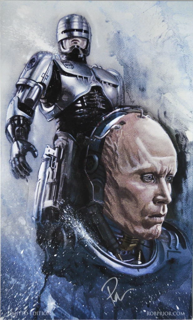 Peter Weller Robocop Makeup