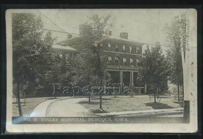 IA Dubuque RPPC 1910's FINLEY HOSPITAL Now Unity Point Health No.22 WAF ...