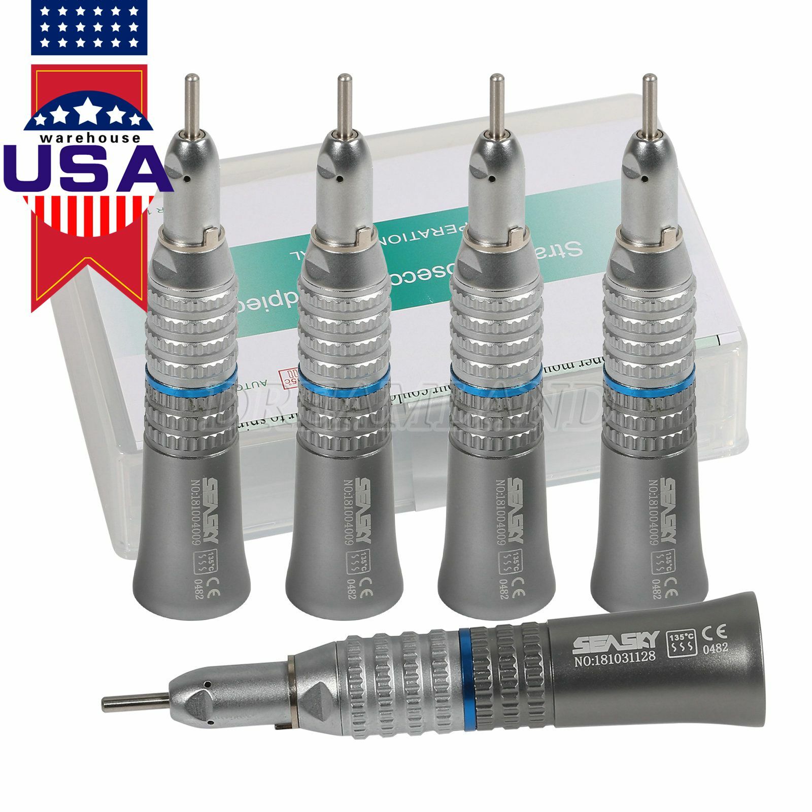 E-type Dental Straight Handpiece Slow Low Speed Nose cone Attachment ...