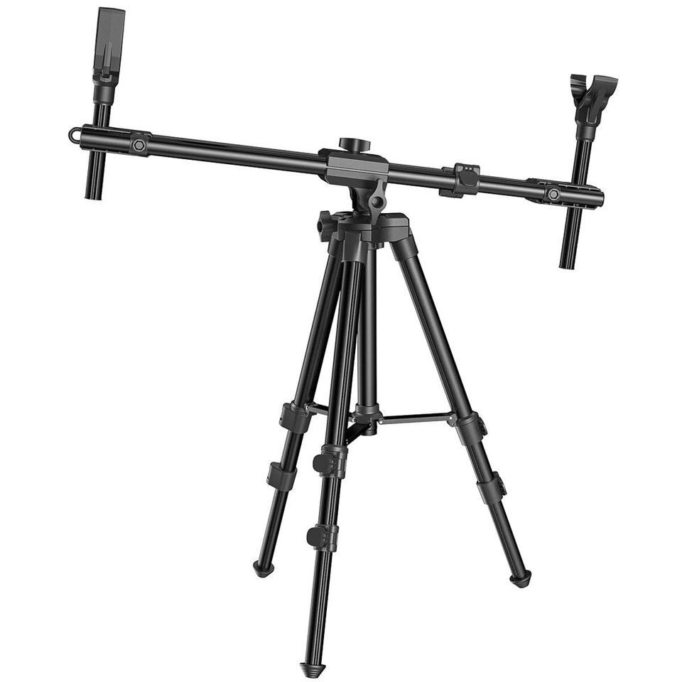 Rifle Shooting Tripod Adjustable Height 24-45.2" Flexible Crossbow ...