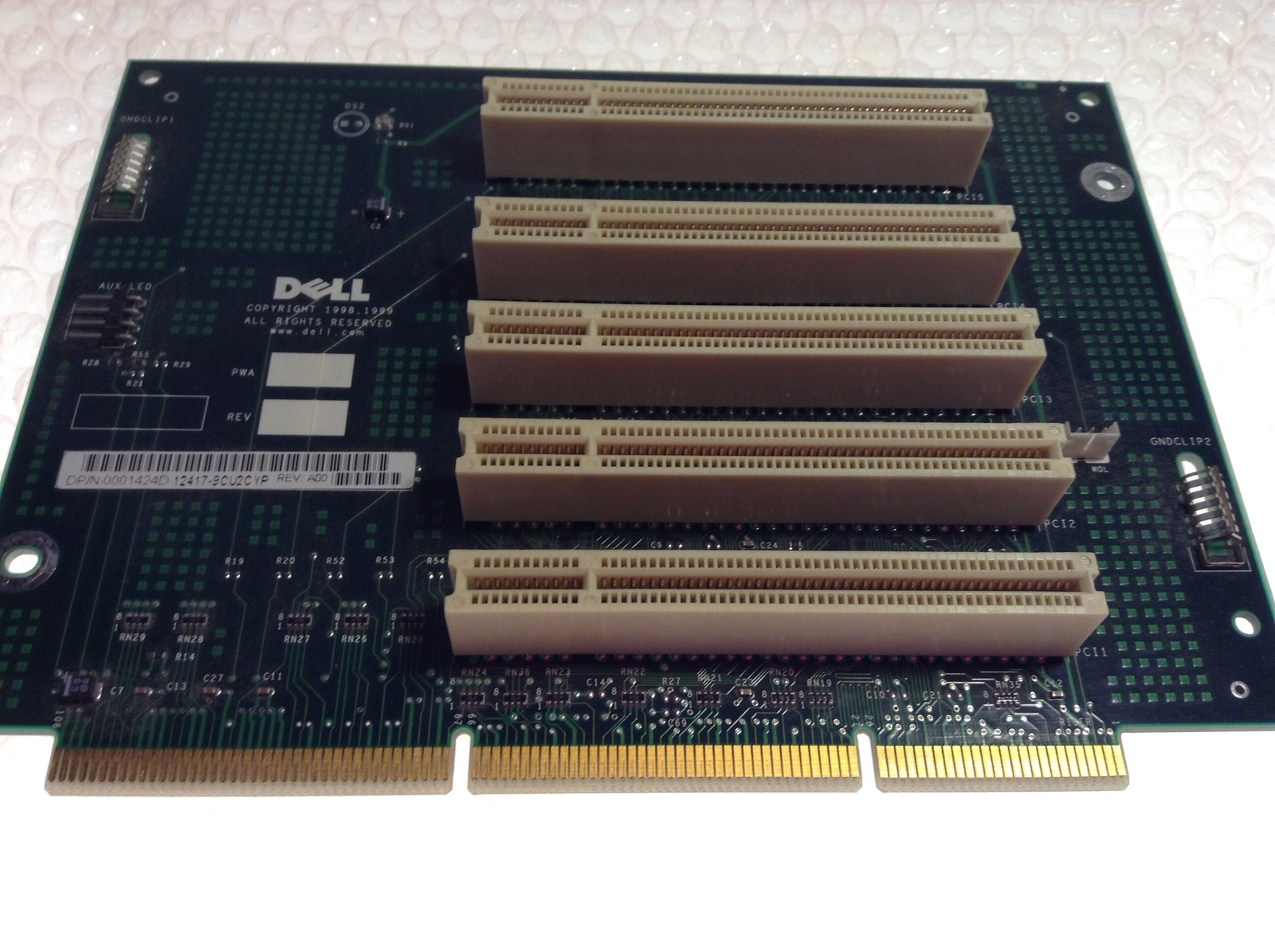 PC Computer Card 5 Slot PCI Riser Daughter Board 01424d Dell for sale ...