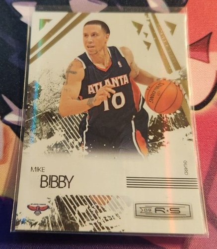 2009-10 Panini Rookies & Stars MIKE BIBBY Atlanta Hawks Gold Foil 202/ ...