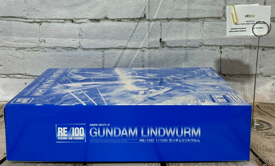 Premium Bandai RE/100 Gundam Lindwurm 1/100 Model Kit New in Box | eBay