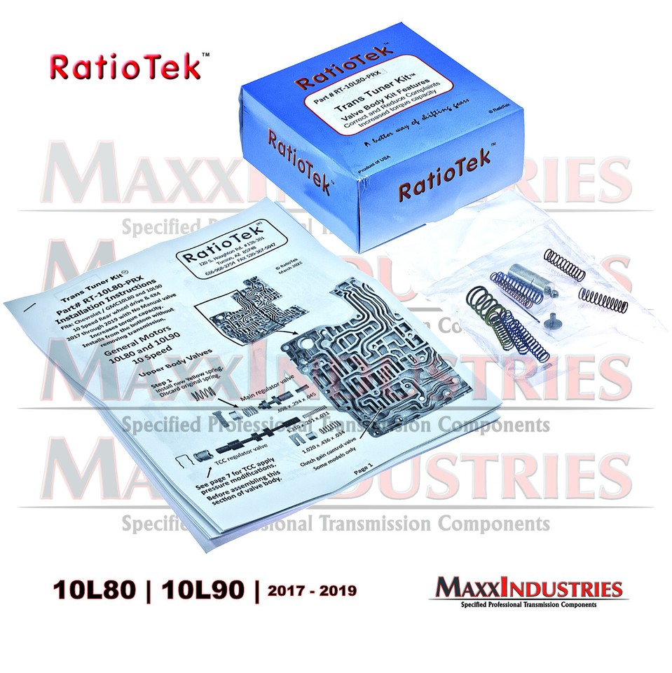 10L80 10L90 Transmission Valve Body Shift Improver Kit RatioTek RT ...