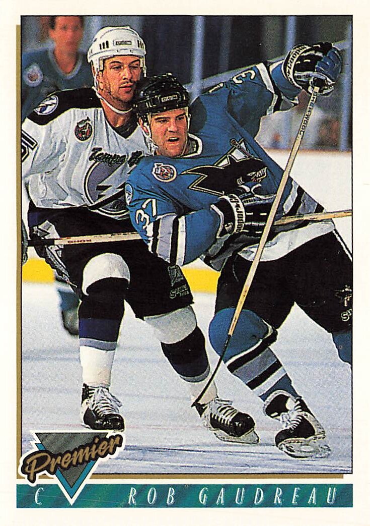 Rob Gaudreau 1993 Topps Premier #199 San Jose Sharks | eBay