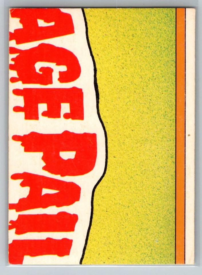 Vintage 1986 Topps Garbage Pail Kids Sticker #168a HANDY RANDY FREE ...