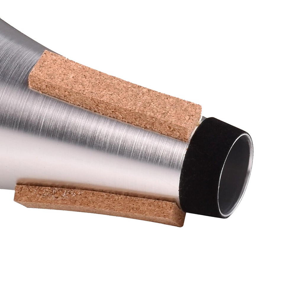 Trumpet Silencer with Cork Aluminum Bottom Straight Practice Mute (1 ...