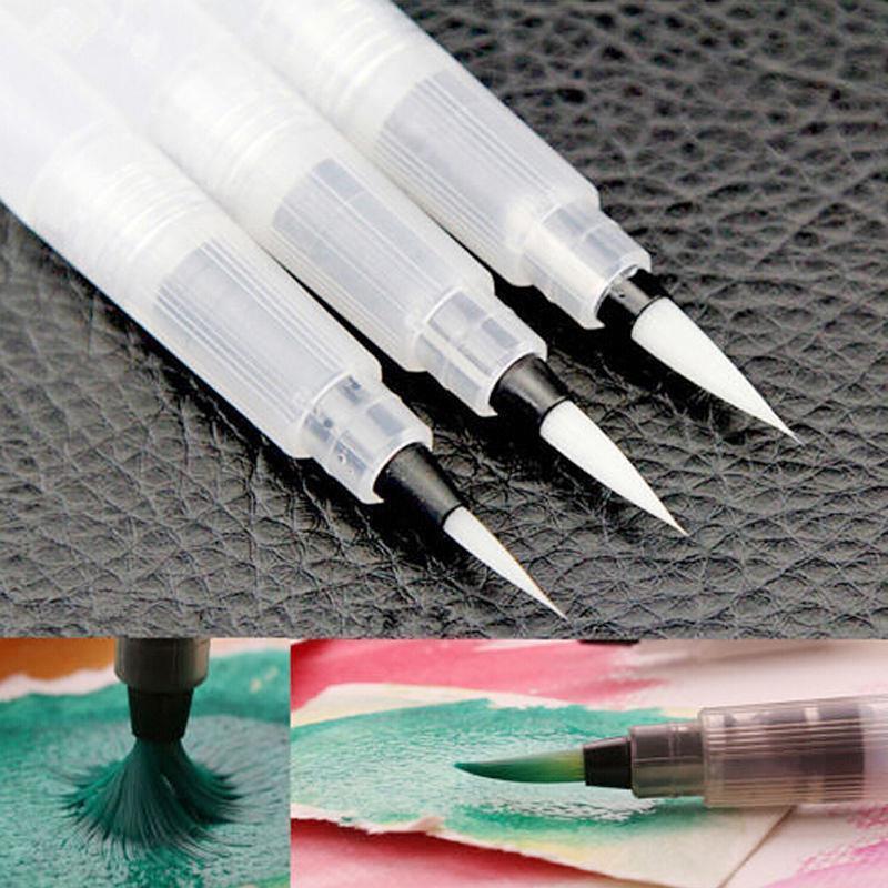Refillable Portable Paint Brush Soft Watercolor Pen Beginner Painting ...