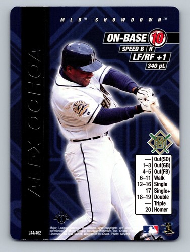 2000 MLB Showdown 1st Edition Alex Ochoa #244 | eBay
