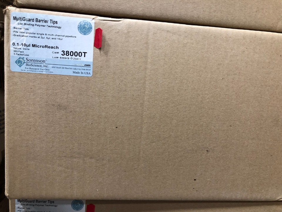 10 µl LongReach Barrier Tips, Sterile, 96 Tips/Rack, 10 Racks/Pk, 5 Pk ...