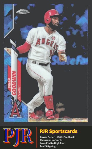 2020 Topps Chrome Sapphire Edition #484 Brian Goodwin Los Angeles ...
