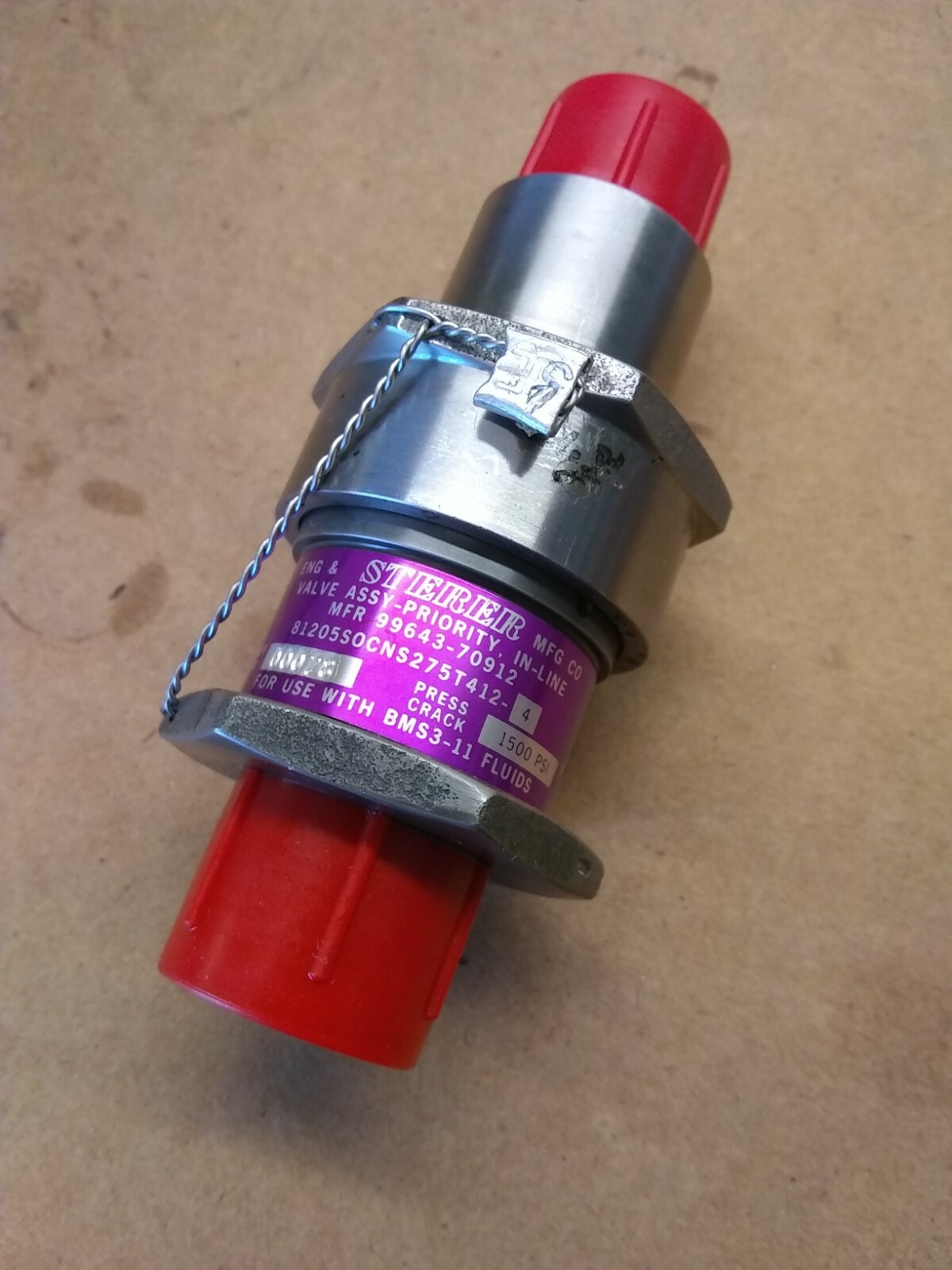 STERER 70912 INLINE PRIORITY VALVE S275T412-4 *AR* CLEAN | eBay