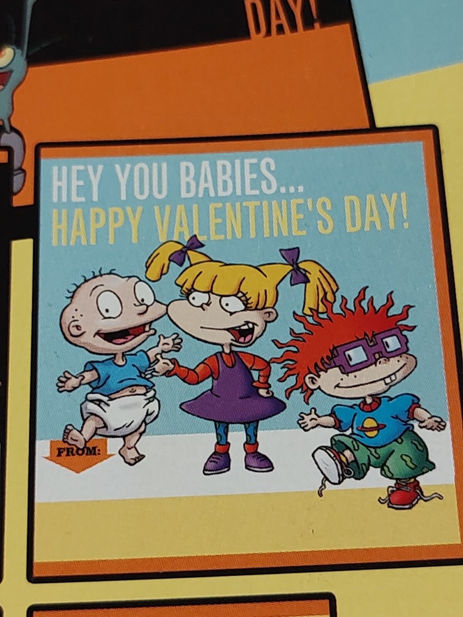 Valentines Day Cards Martha Nickelodeon RUGRATS 30 Valentines With ...