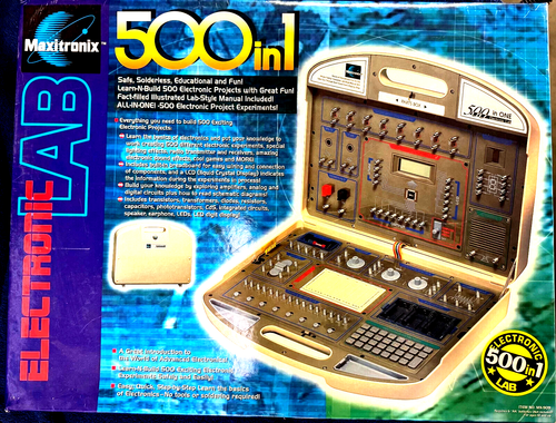 Maxitronix Electronic Lab 500 In 1 One Learning Lab Science Shop ...